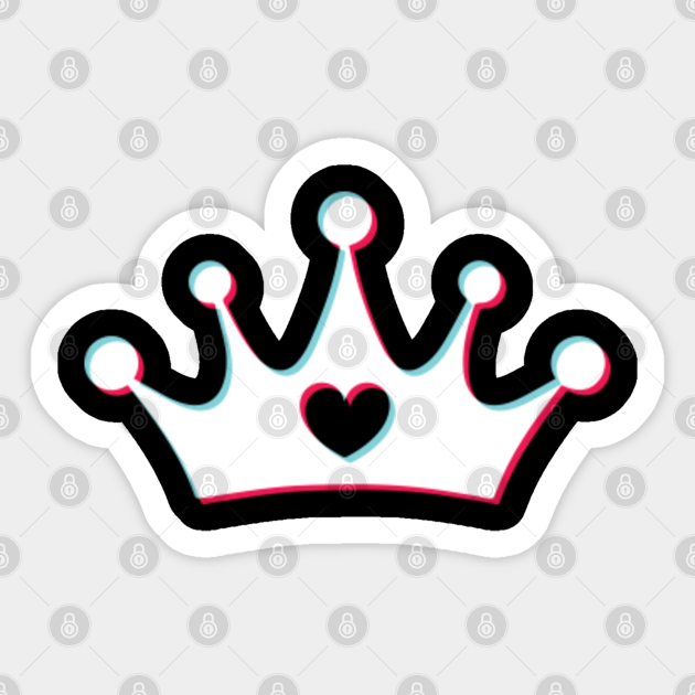 Tik Tok Princess Tik Tok Girl Sticker Teepublic